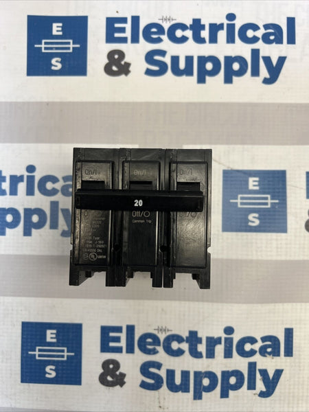 Eaton | BR320 | Type C320 | 20 Amp | 240 Volt | 3 Pole | Circuit Break - Electrical and Supply