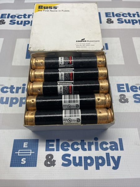 BUSSMAN FUSETRON FRS-R-50 box of 10 CLASS RK5 Fuses - Electrical and Supply