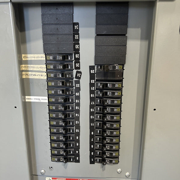 SQUARE D NQ PANELBOARD INTERIOR 225A 208Y/120V 3PH 4W With 200 Amp Mai ...
