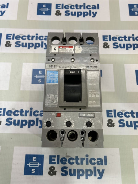 FXD63B225 | Siemens | 225 Amp | 600 Volt | 3 Pole | FXD6 Circuit Break ...