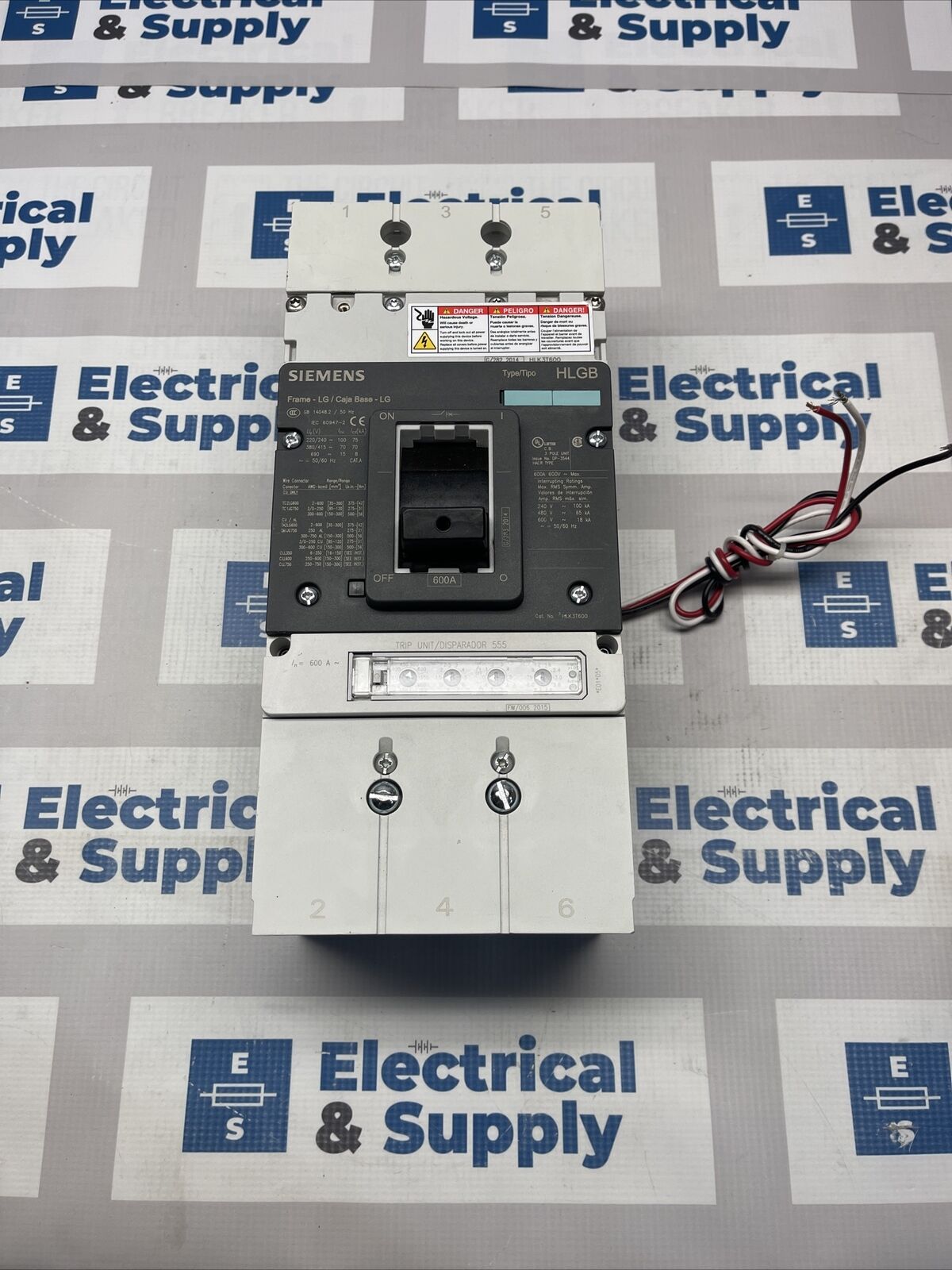 HLK3T600 Siemens Type HLGB 600 amp 3 pole circuit breaker New Surplus ...