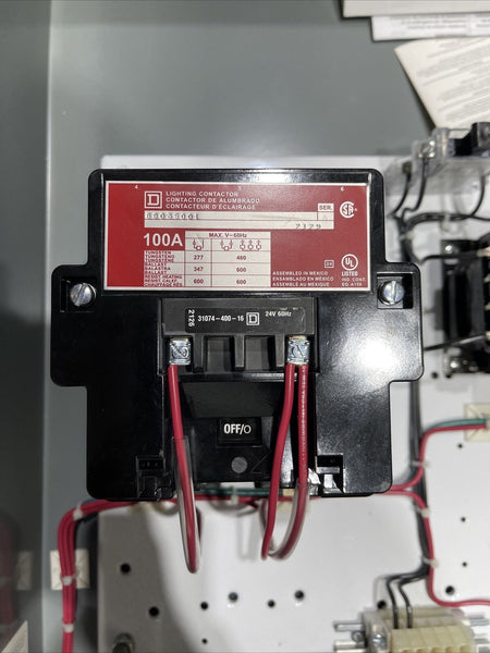 Lighting Contactor Disconnect 100amp Square D Complete.Cat 8903SQG1V94 ...