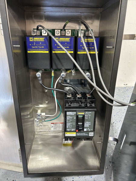 Surgelogic Surge Protection Device 120kA 208Y/120 Square D 3P4W Comple ...