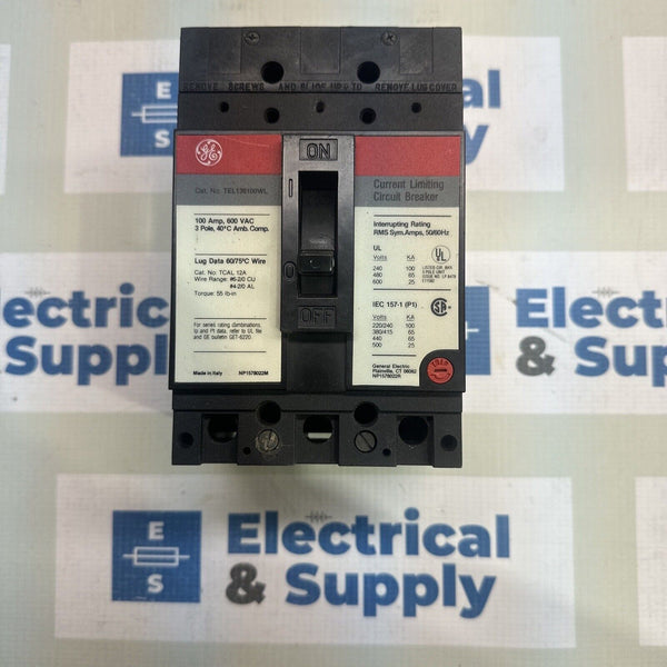 TEL136100WL | General Electric | 100 Amp | 600 Volt | 3 Pole | Circuit ...