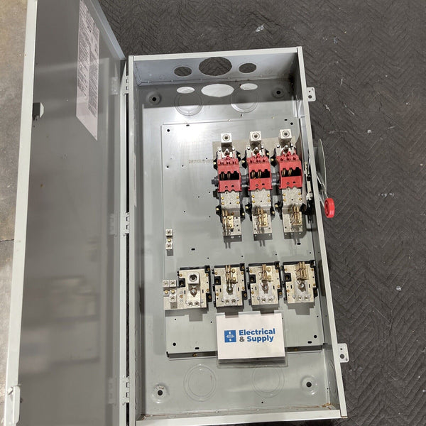 DG325NGK | Eaton | 400 Amp | 240 VAC | 3 Pole | Fusible Safety Disconn ...