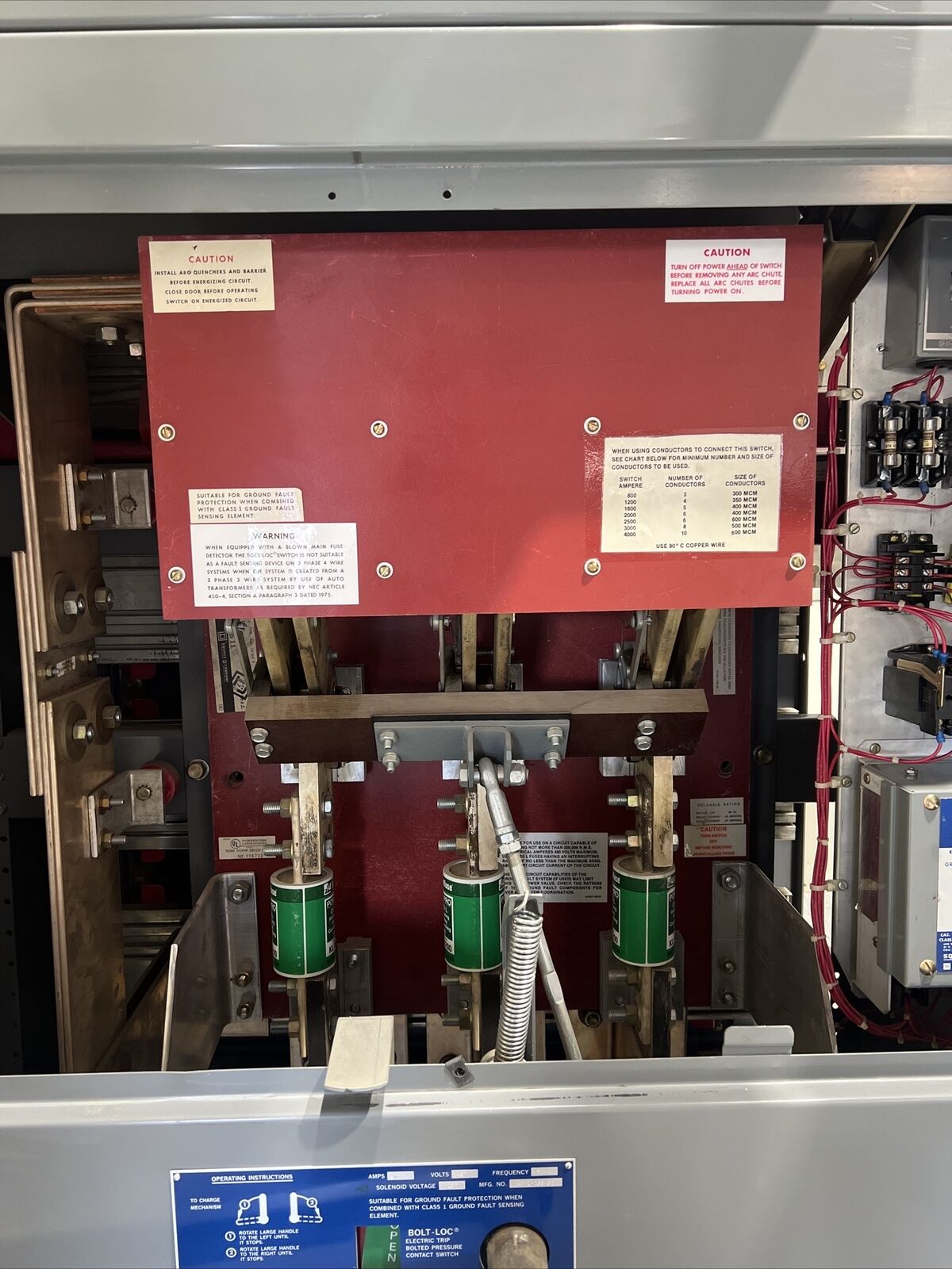 SQUARE D 3000 AMP Switch Meter Main 480v/277v W Ground Fault PANELBOAR ...