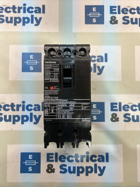 SIEMENS HHED63B100 3P-100 Amp 600V Reconditioned - Electrical and Supply