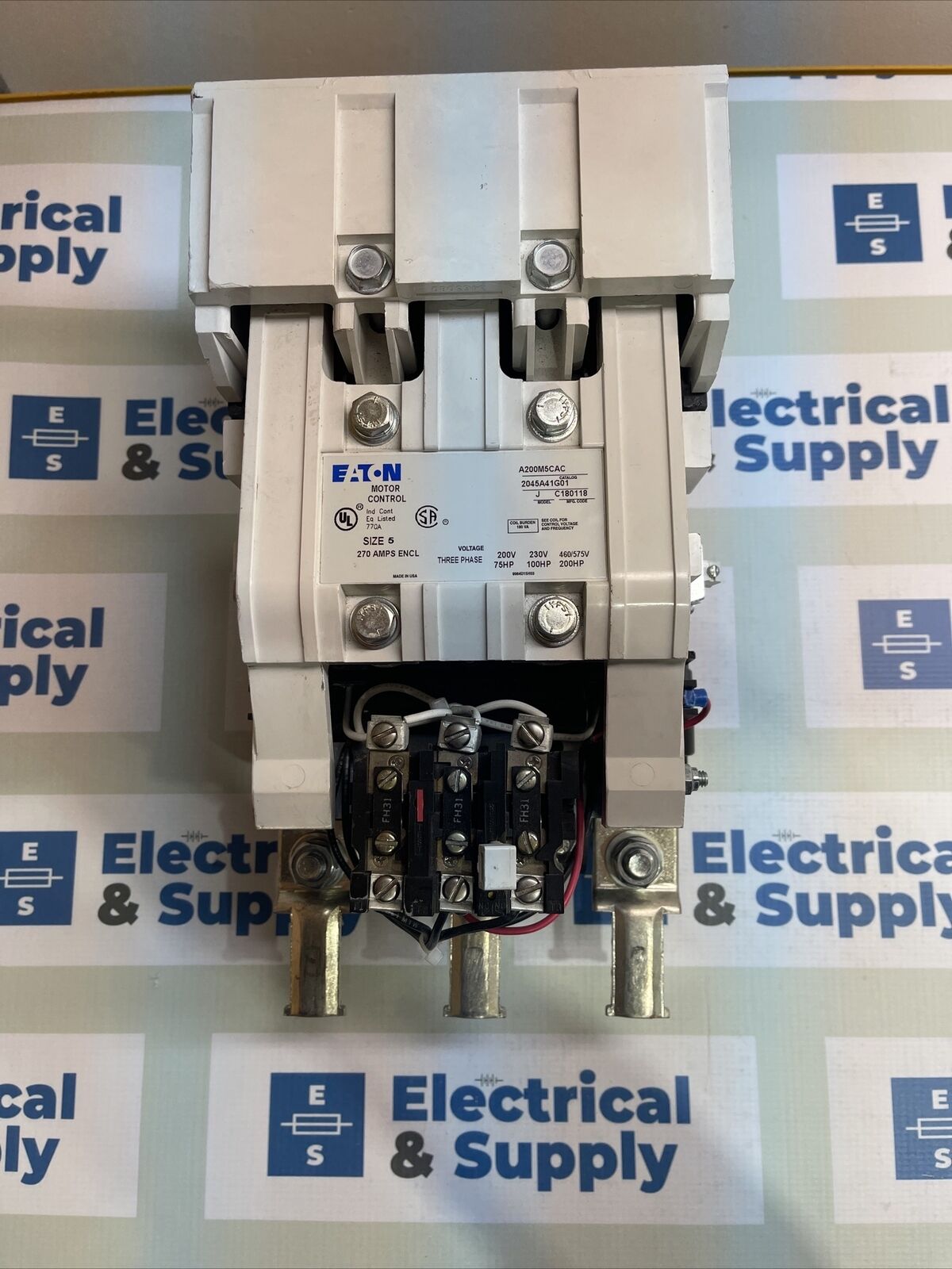 A200M5CAC | Eaton | 270 Amp | 120 Volt / 60 Hz | 3 Pole | Size 5 | A20 ...