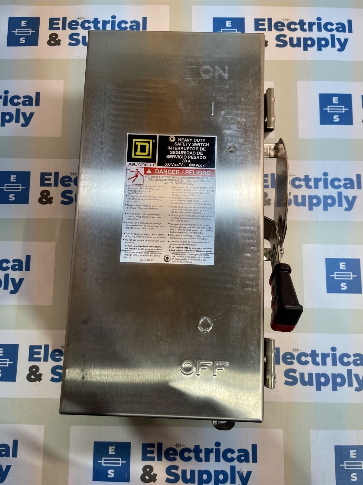 Square D HU361DS Heavy Duty Safety Switch Non-Fusible Stainless Steel, - Electrical and Supply