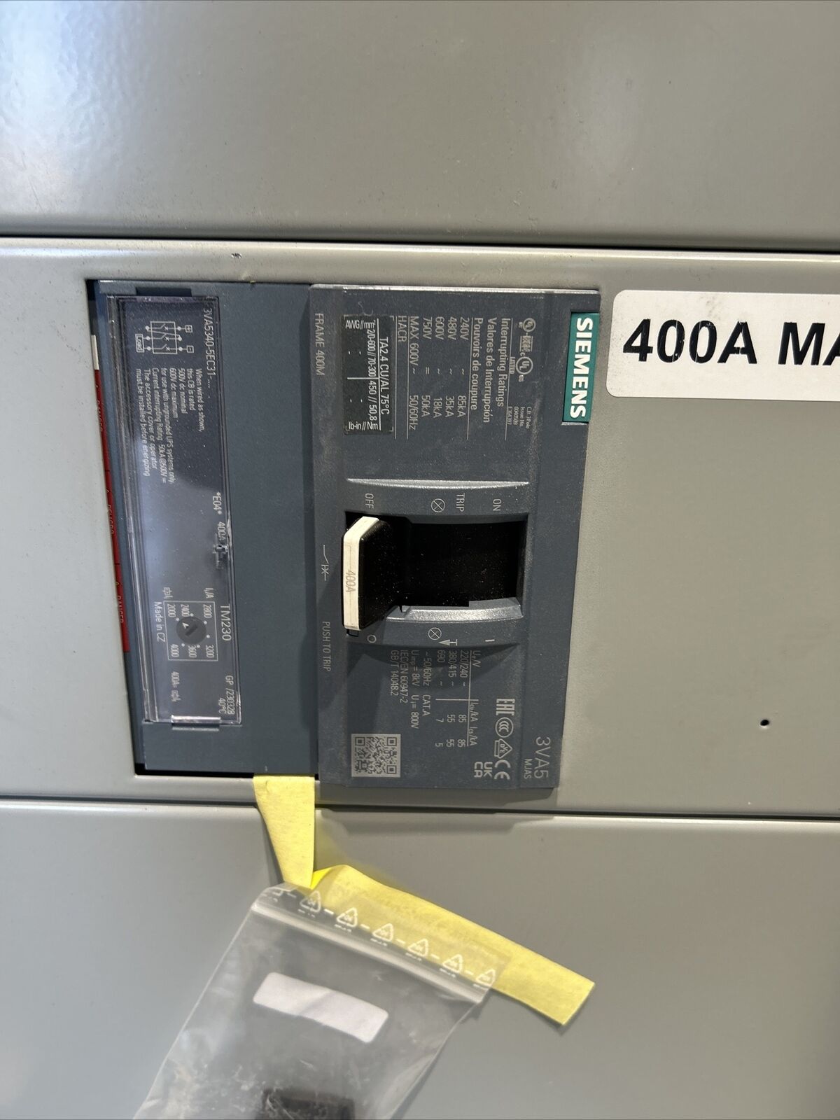 Siemens | 1200 Amp | 208Y/120 Volt | NEMA 3R | 3PH 4W | New Main Break ...