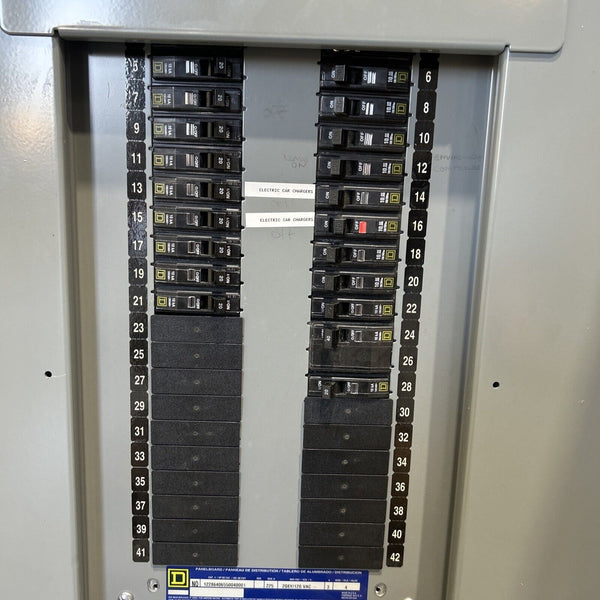 Square D | 225 Amp | 208Y/120 Volt | 3PH 4W | NQ Complete Panelboard ...