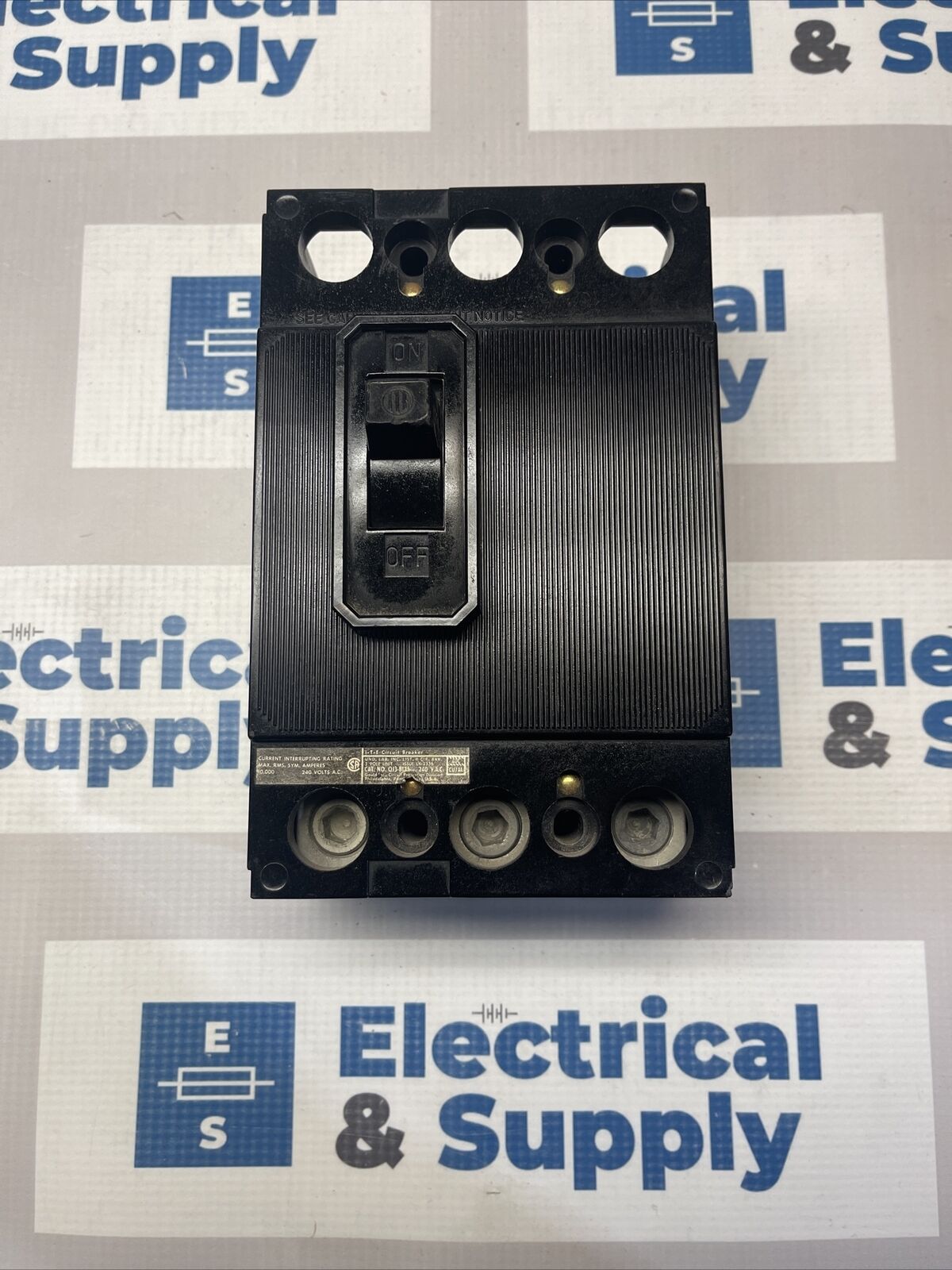 SIEMENS ITE QJ3-B125 125A 240V 3 POLE Molded Case CIRCUIT BREAKER ...
