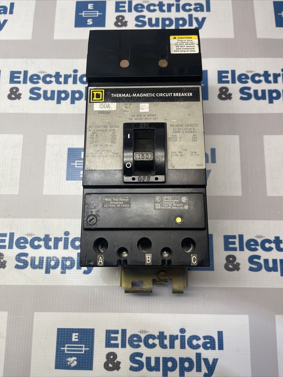 KA36150 Square D I-Line 150A Circuit Breaker - Electrical and Supply