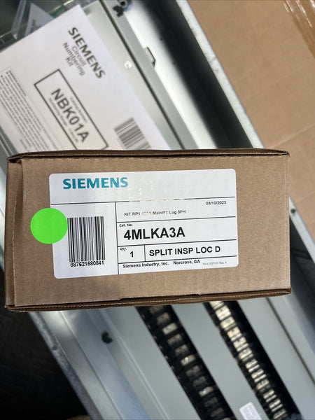 4MLKA3A | Siemens | 400 Amp | 480Y/277 Volt | 3PH 4W | Complete Panelb ...