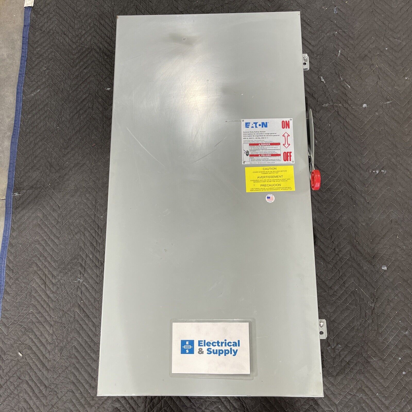 DG325NGK | Eaton | 400 Amp | 240 VAC | 3 Pole | Fusible Safety Disconn ...