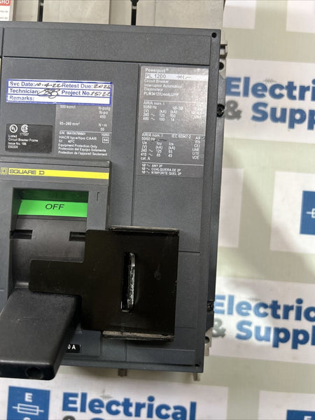 PLM34120U44ALUYP PL1200 1200 Amp 3 Pole W Micrologic 6.0A Surplus ...