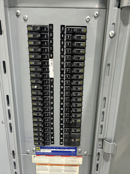 Square D | Main Breaker 200 Amp | NQ Panelboard with Breakers 225 Amp ...