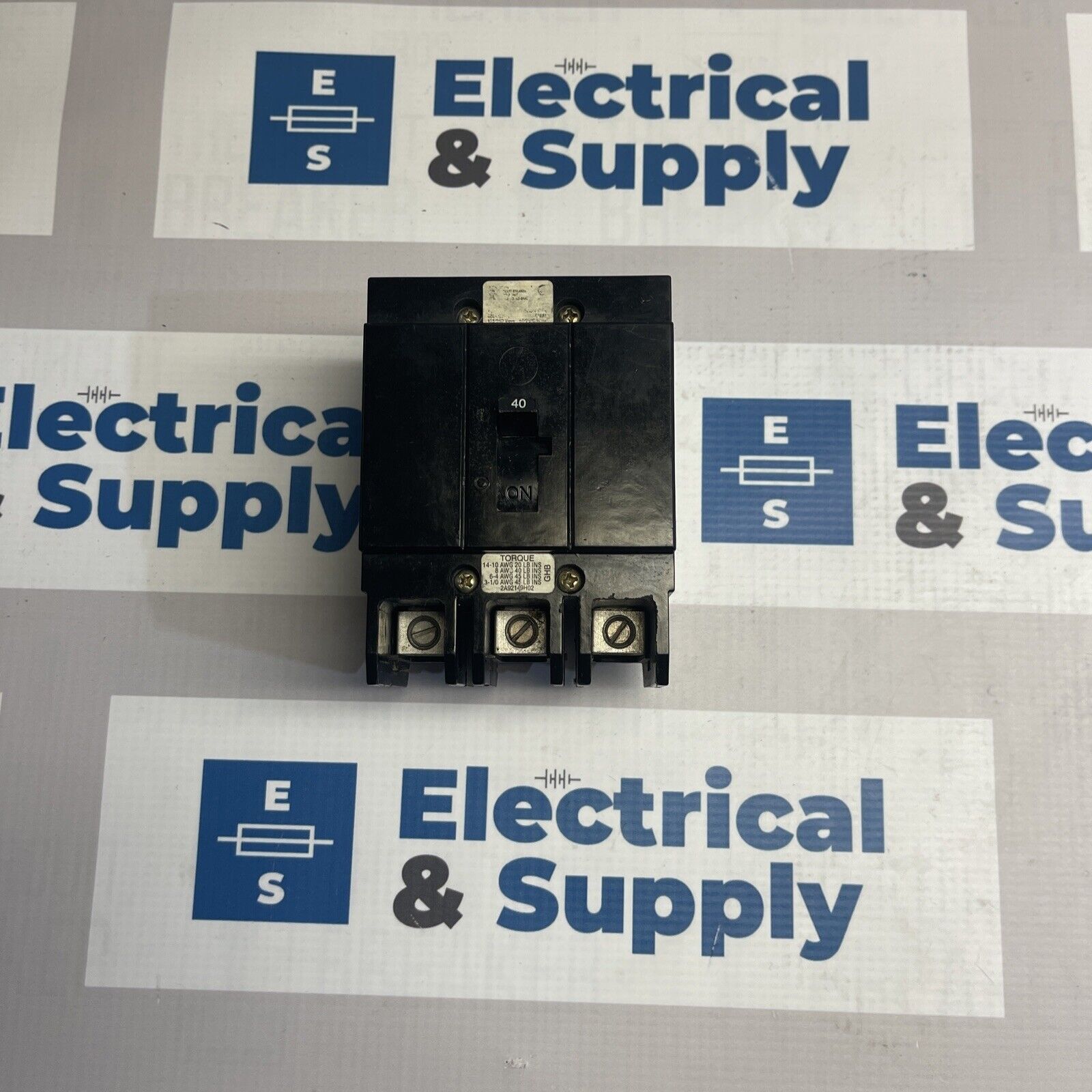 New Surplus GHB3040 CUTLER HAMMER CIRCUIT BREAKER BOLT-ON 40A 3 POLE 2 ...