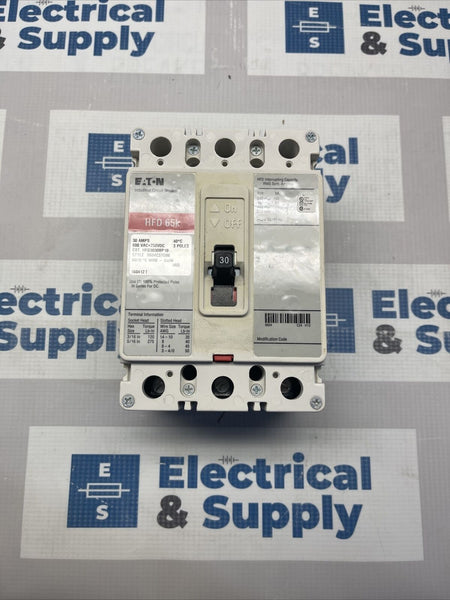 HFD3030 | Cutler-Hammer | 30 Amp | 600 VAC | 3 Pole | New Surplus ...