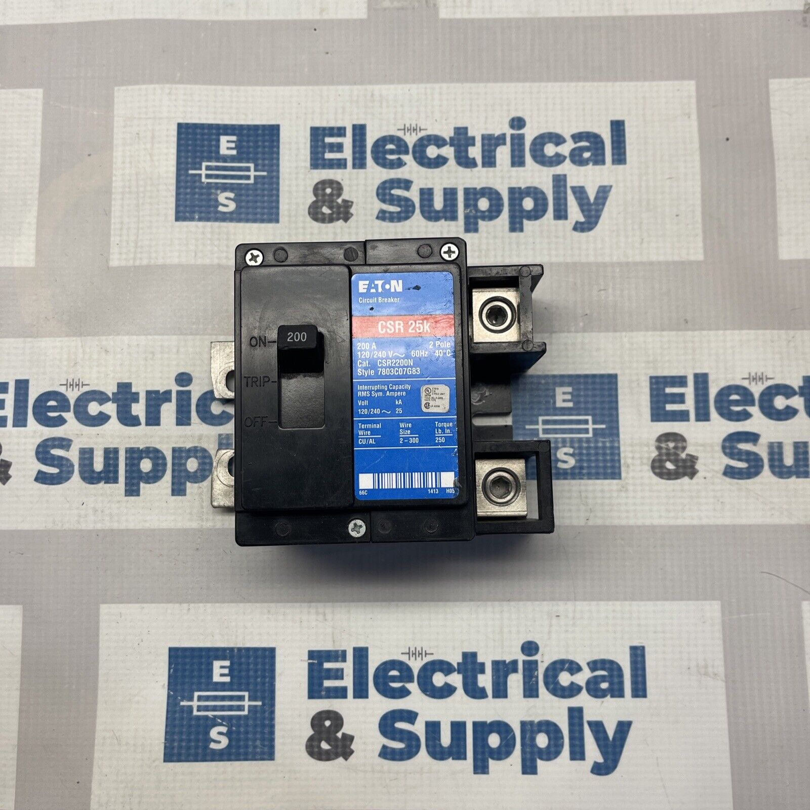 CSR2200N | Eaton | 200 Amp | 120/240 Volt | 2 Pole | Type CSR Standard ...