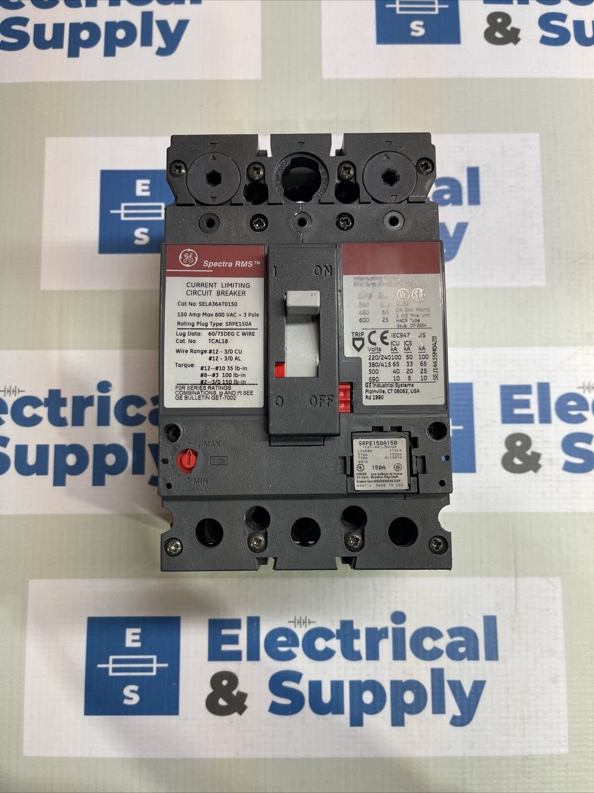 SELA36AT0150 150 amp Breaker Frame 65kA@480v 150A Trip - Electrical and ...