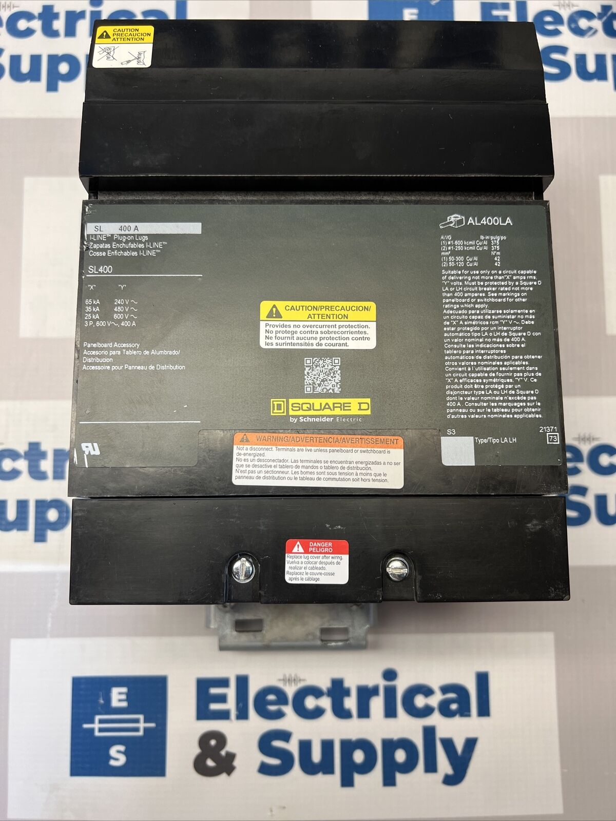 Square D | SL400 | 400 Amp | 600 Volt | 3 Pole | Sub Feed Lugs for I l ...