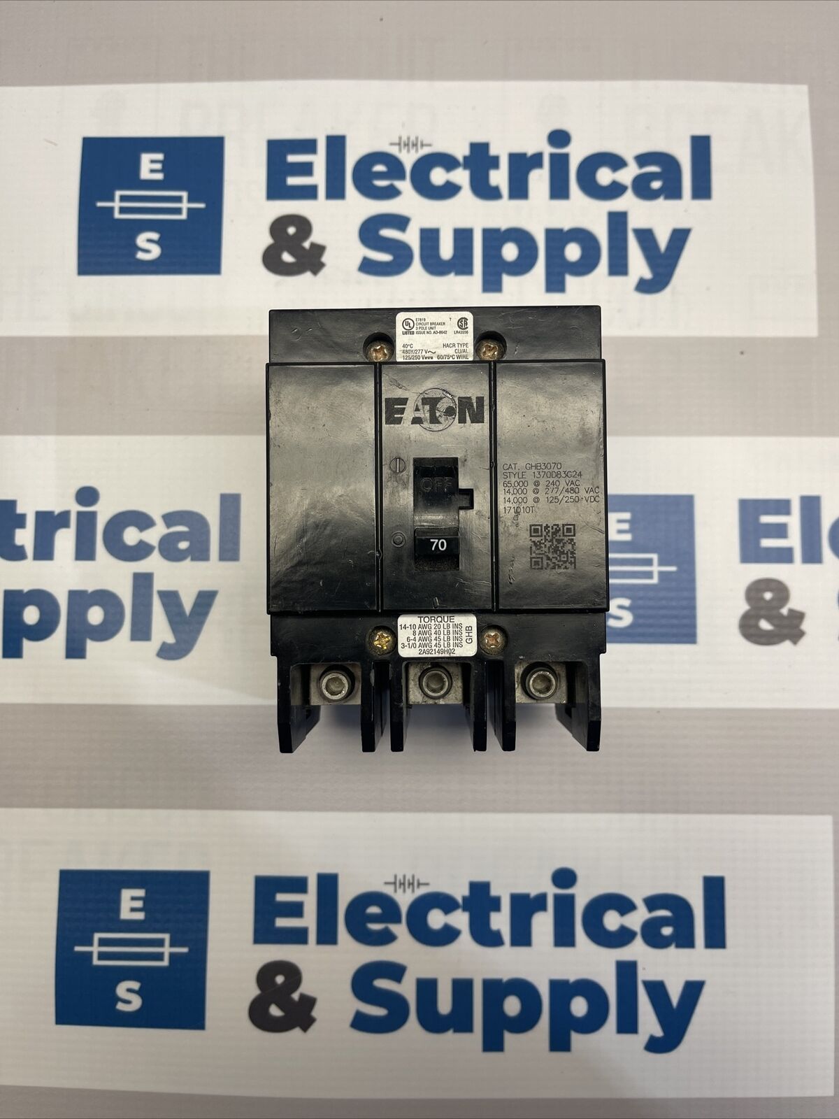 Cutler-Hammer | GHB3070 | 70 Amp | 480Y/277 VAC | 3 Pole | New Surplus ...
