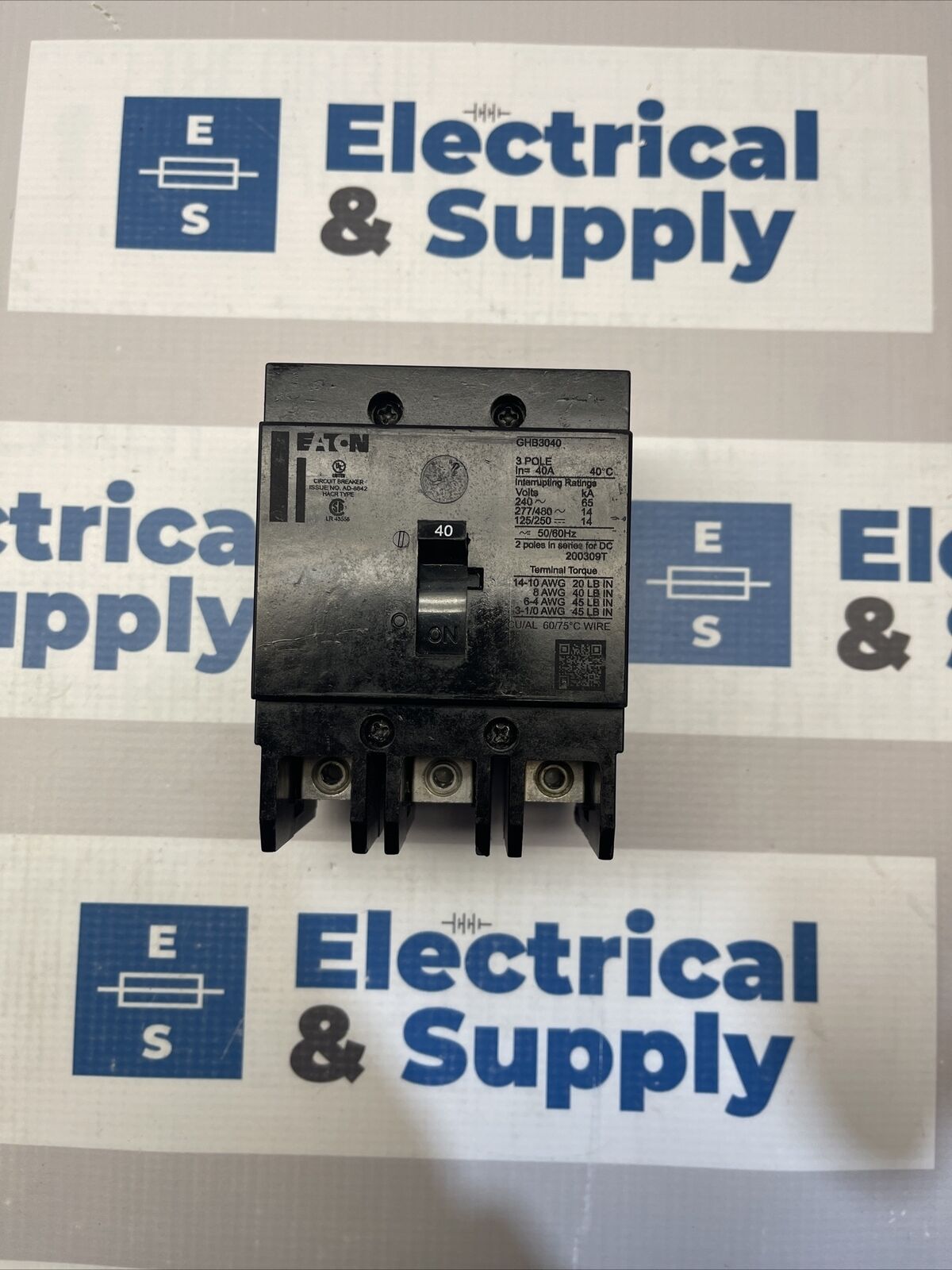 Cutler-Hammer/Eaton | GHB3040 | 40 Amp | 277/480Y | 3 Pole | New Surpl ...