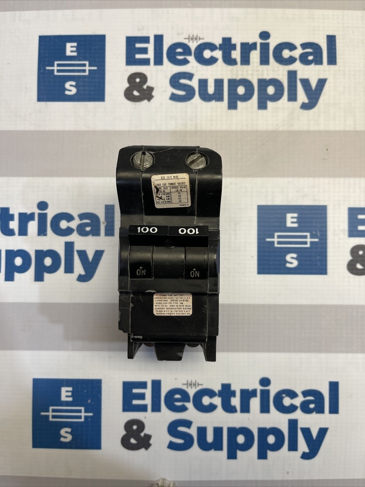 Federal Pacific | FPENB2100 | 100 Amp | 240 Volt | 2 Pole | Bolt-On Ty ...