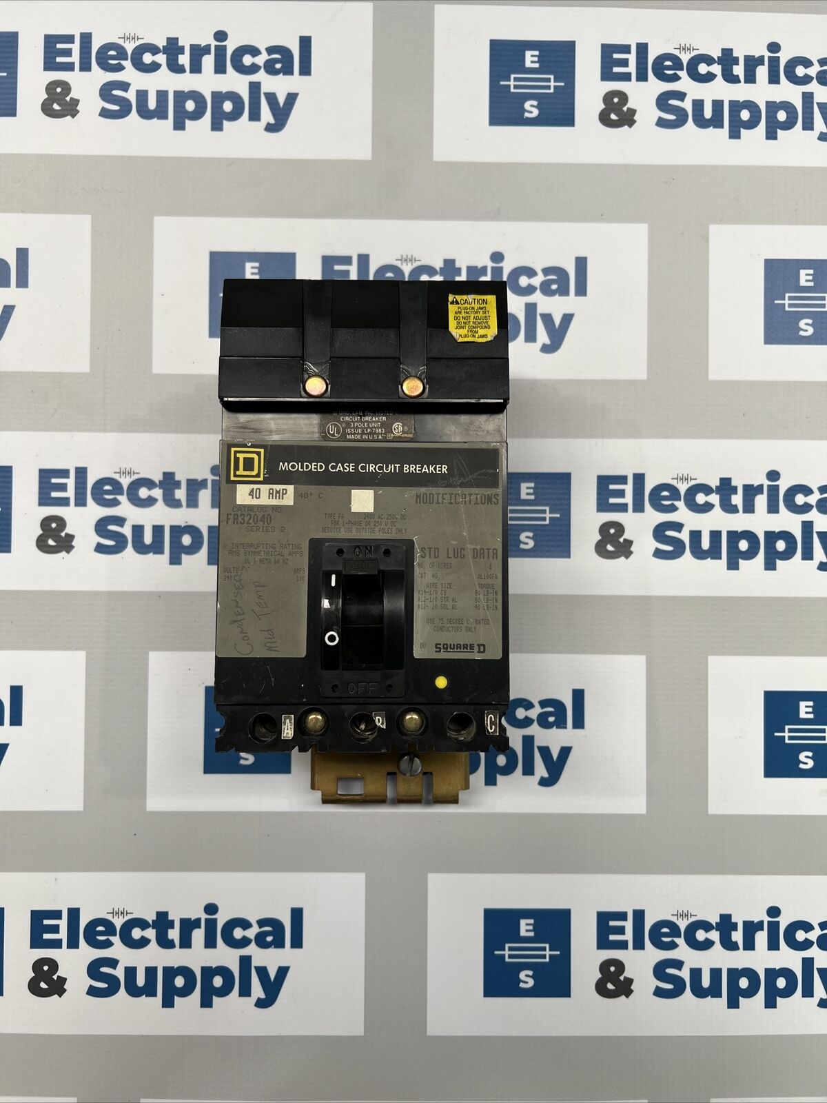 Square D | FA32040 | 40 Amp | 240 Volt | 3 Pole | New Surplus Type FA ...